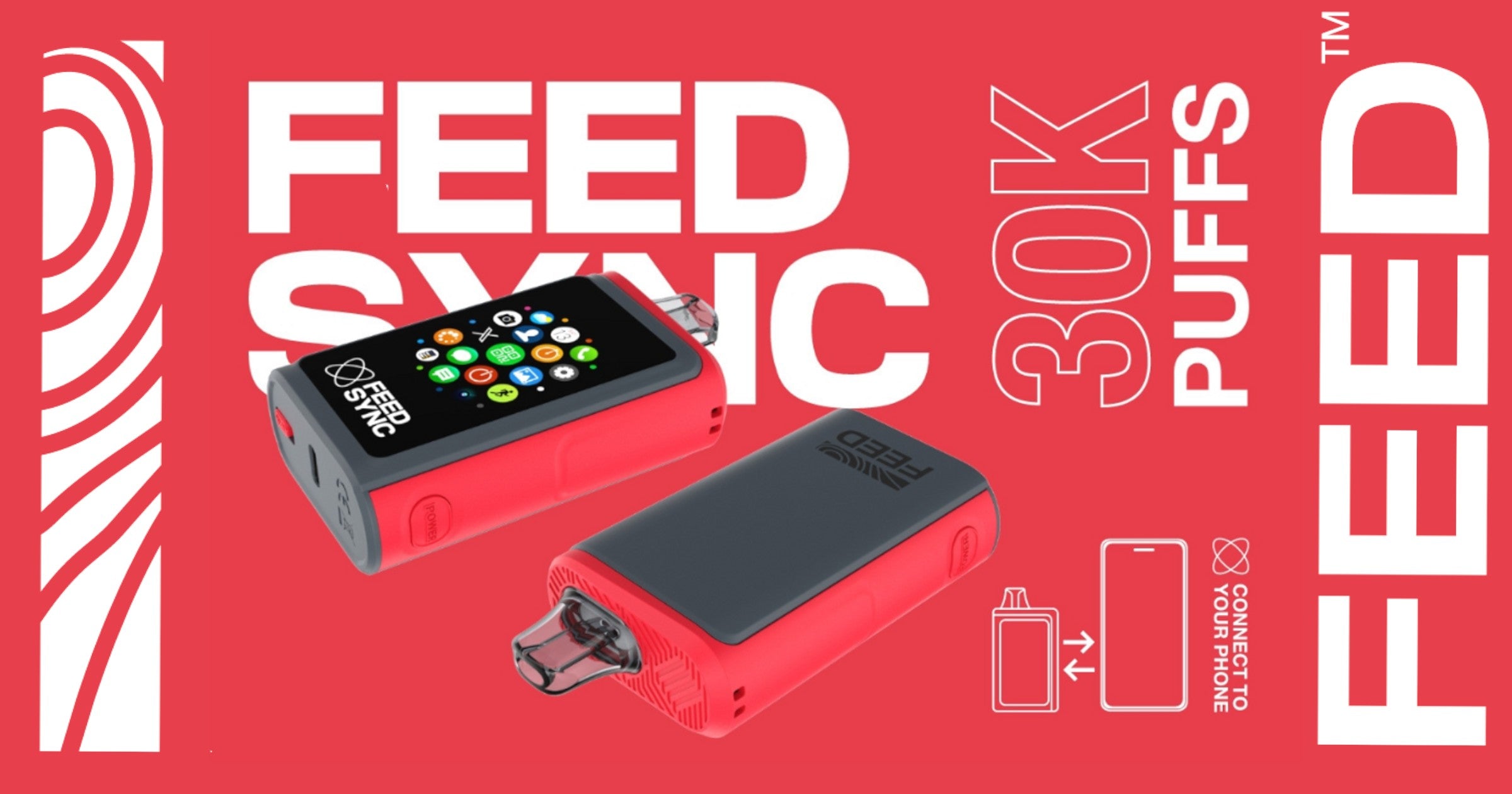 Feed Sync 30K Disposable | Camera control & Phone Locator