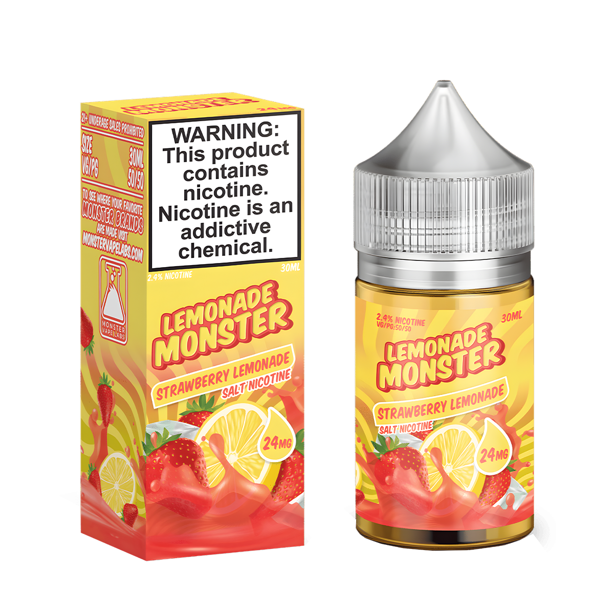 Lemonade Monster Freebase Juice | 0 ~ 6 Mg Nic in 6 Flavors