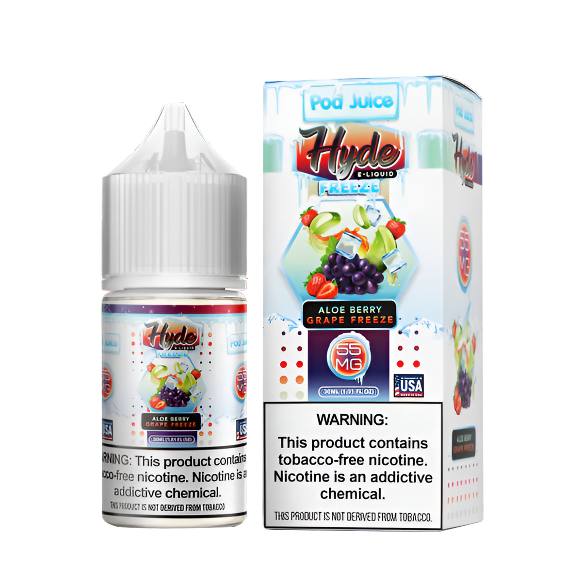 Pod Juice x Hyde Salt Nicotine | 35 ~ 50Mg Nic in 12 Flavors
