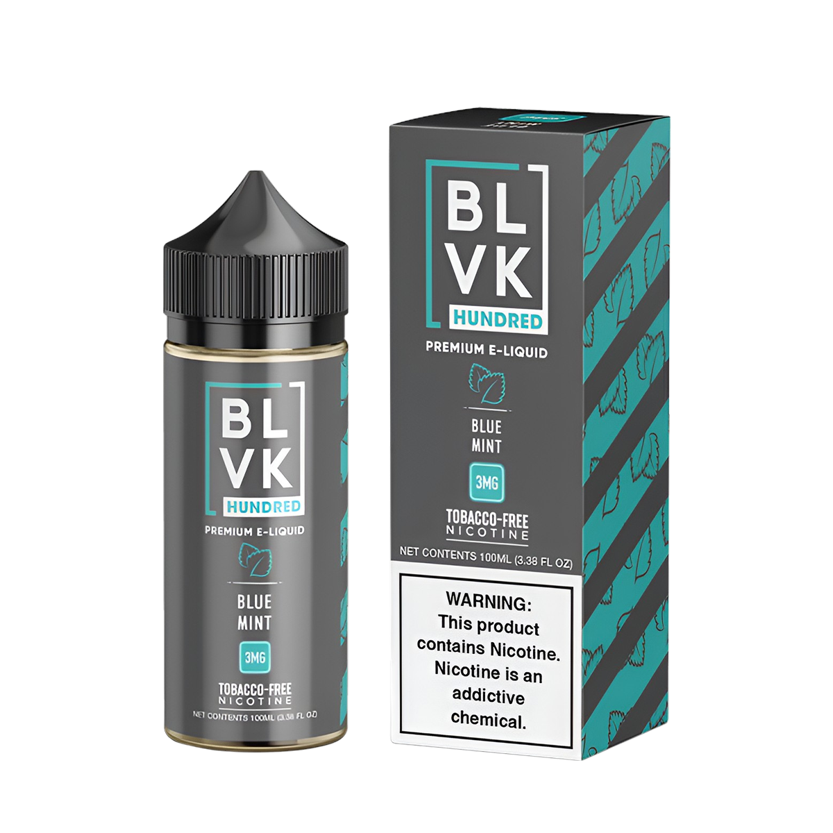 BLVK Hundred Freebase Vape Juice | 0 ~ 6 Mg Nic in 6 Flavors