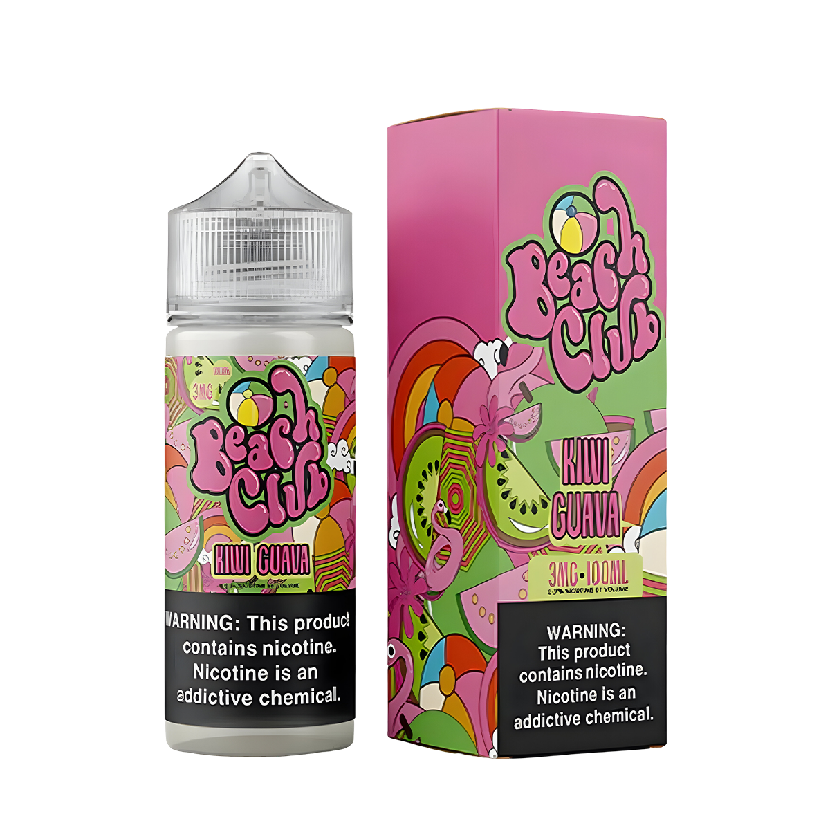 Beach Club Freebase Vape Juice | 0 ~ 12 Mg Nic in 5 Flavors