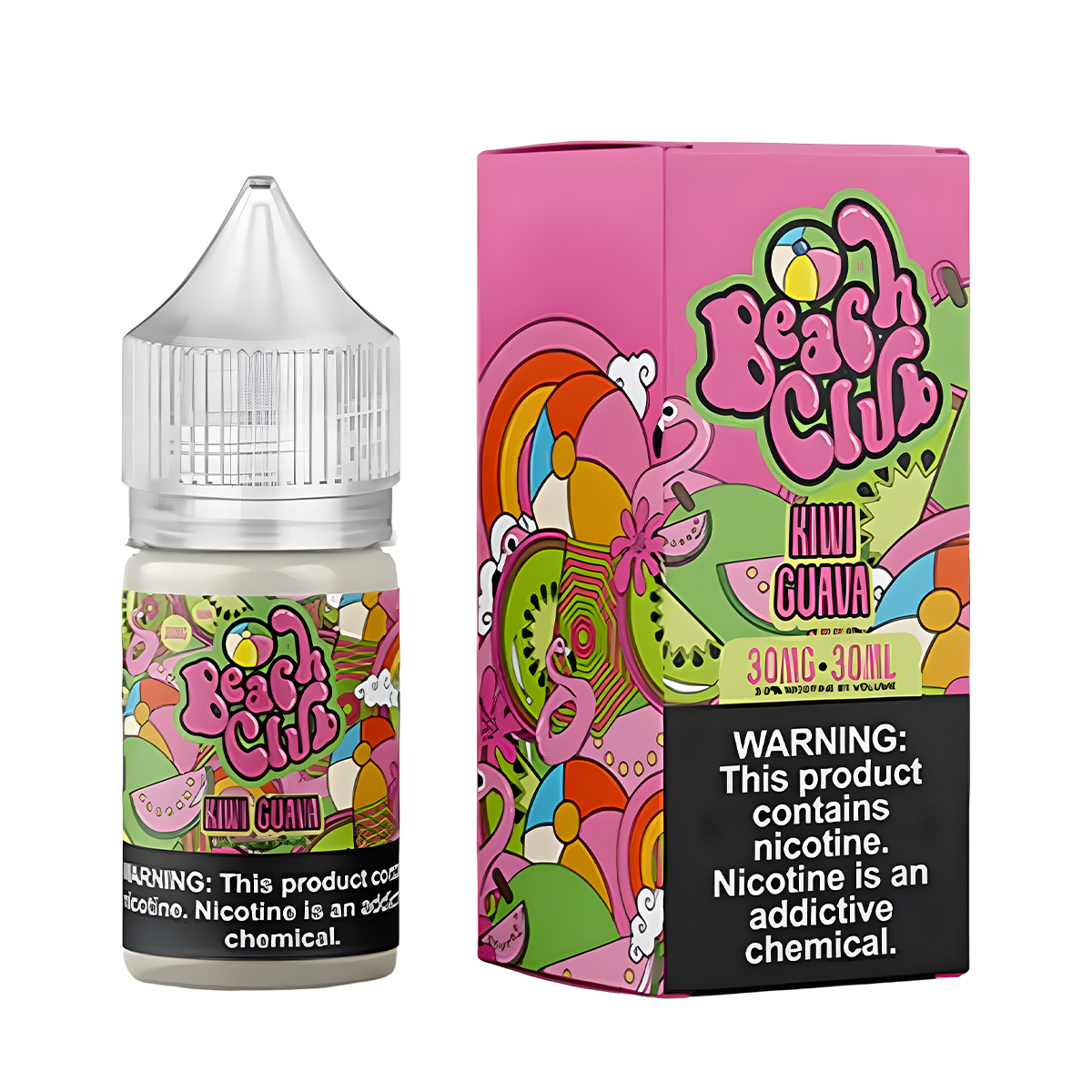 Beach Club Salt Nic Vape Juice 30 ~ 50 Mg Nic In 5 Flavors