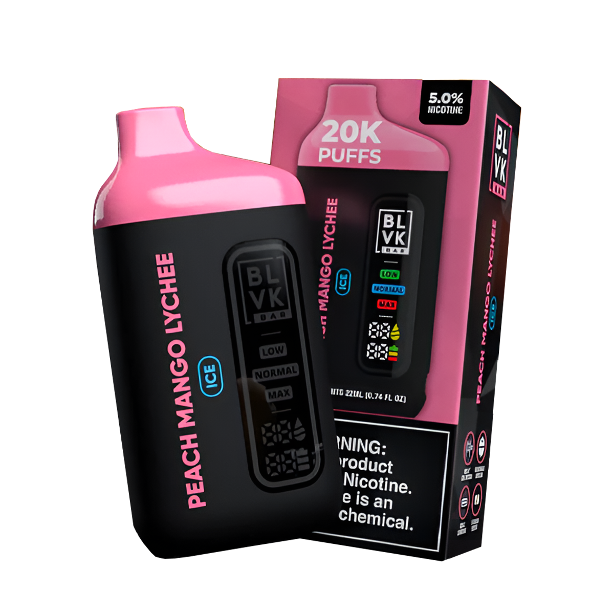 BLVK Bar 20K Disposable Vape | 5% Nic in 15 Flavors