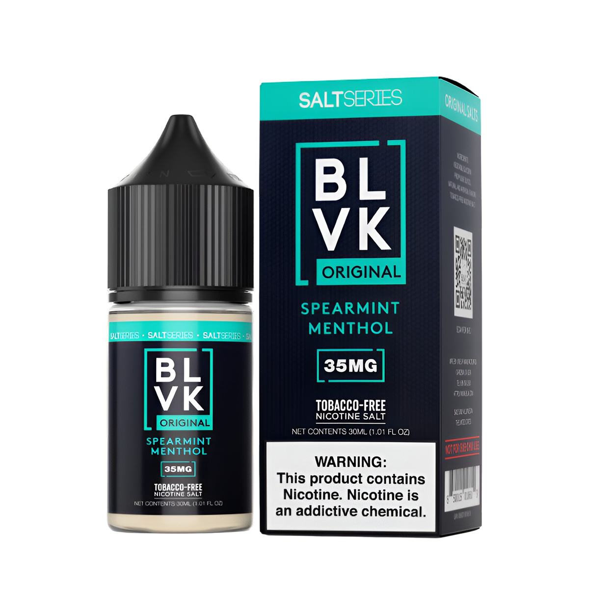 BLVK Original Salt Nic Juice | 35 ~ 50 Mg Nic in 7 Flavors