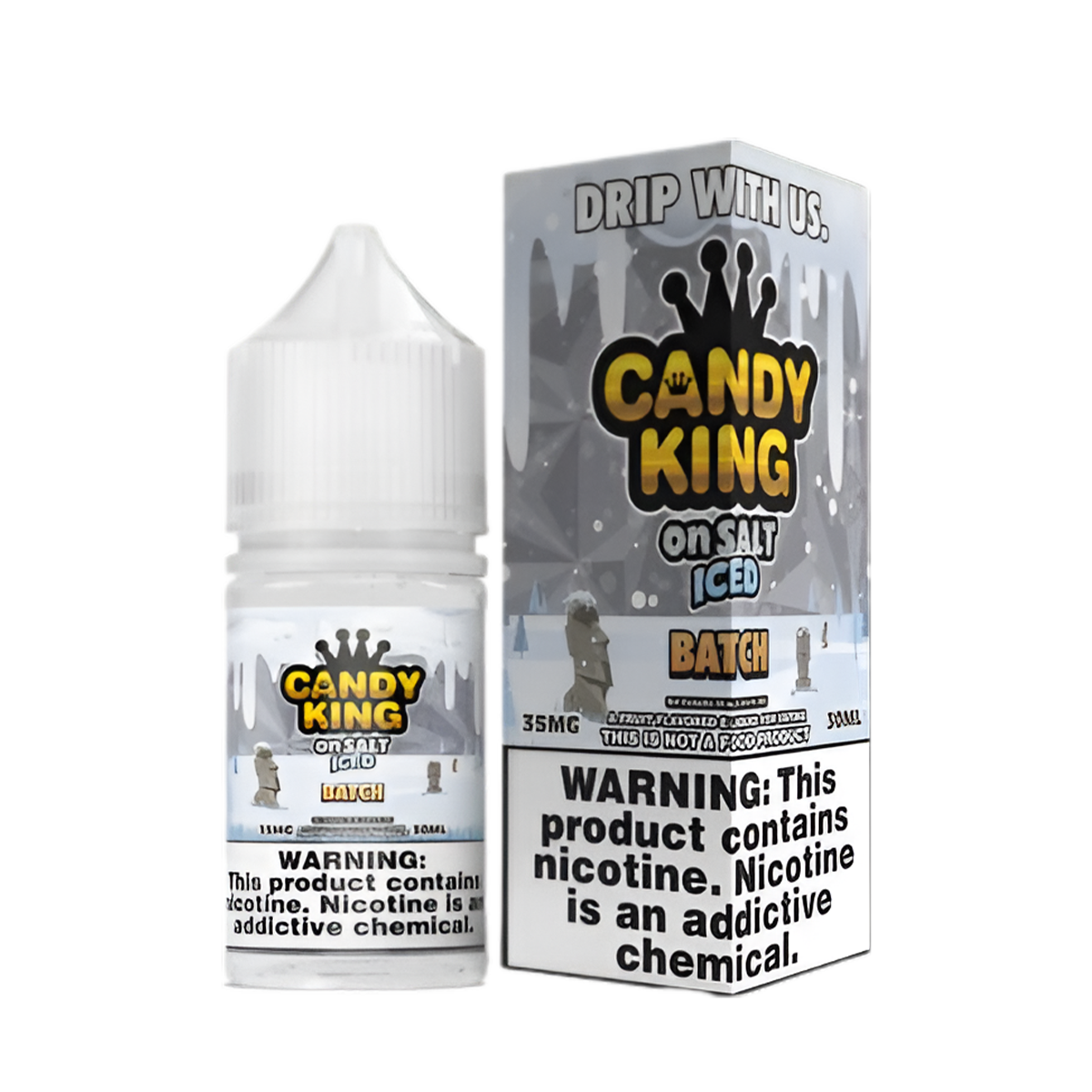 Candy King Iced Salt Nicotine | 35 ~ 50 Mg Nic in 11 Flavors
