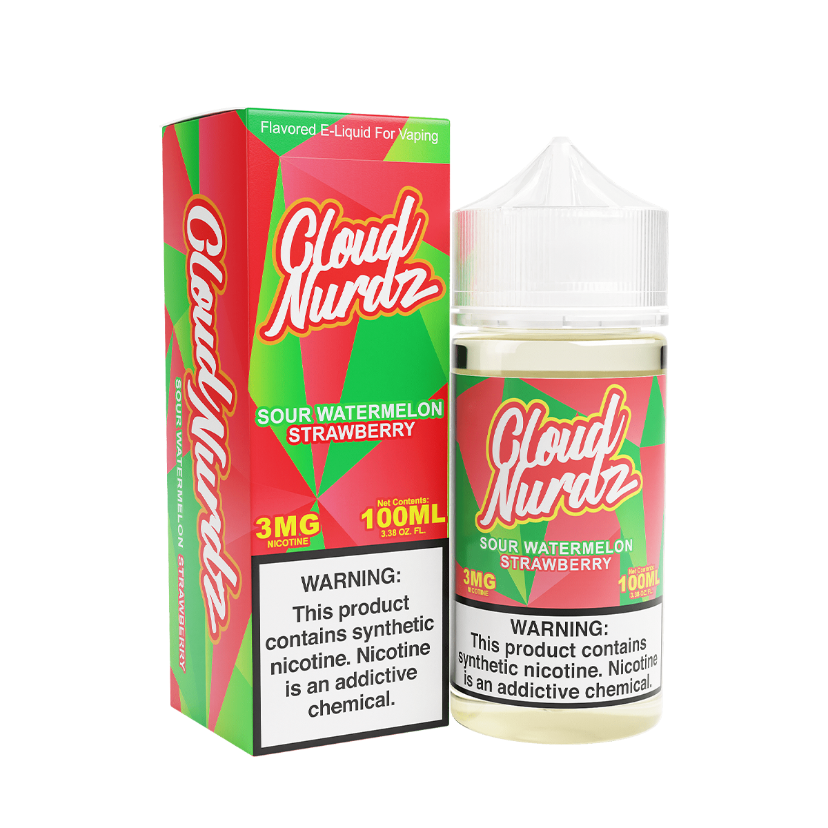 Cloud Nurdz Freebase Vape Juice | 0 ~ 18Mg Nic in 11 Flavors