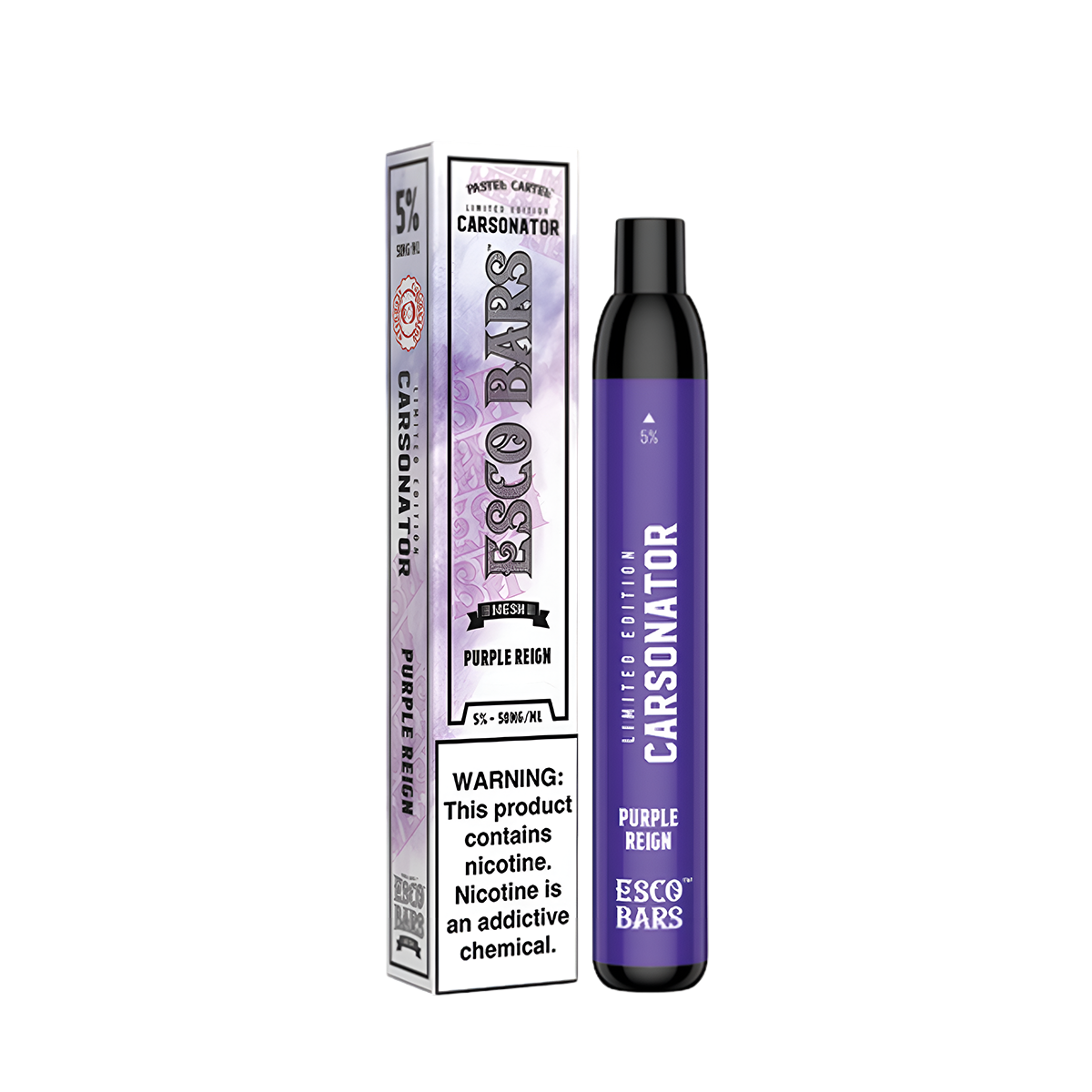 Esco Bars Carsonator X Mesh 2500 Vape | 5% Nic in 4 Flavors