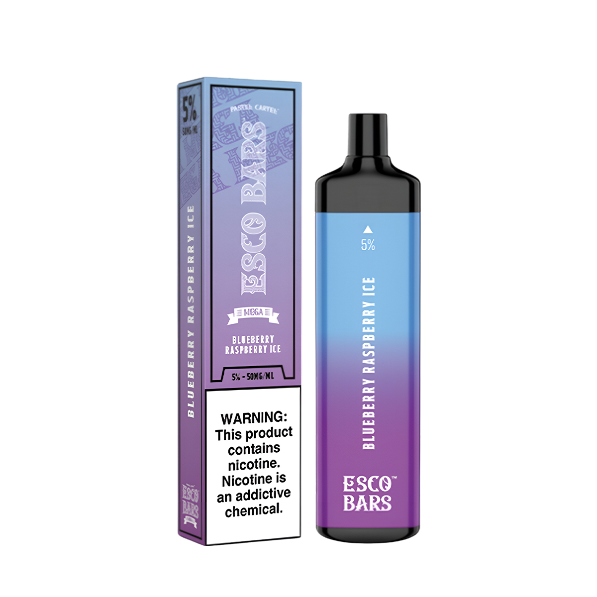 Esco Bars Mega 5000 Disposable Vape | 5% Nic in 6 Flavors