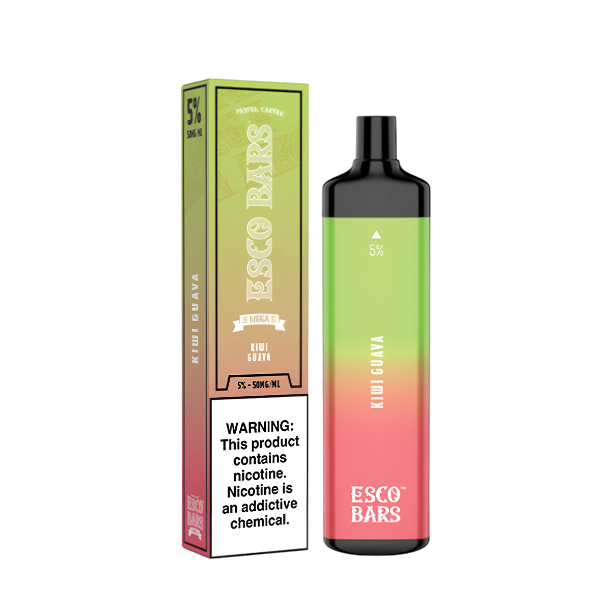 Esco Bars Mega 5000 Disposable Vape | 5% Nic in 6 Flavors