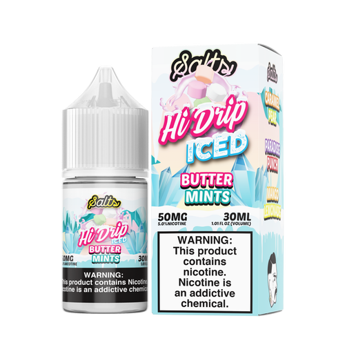 Hi Drip Iced Salt Nicotine | 20 ~ 50 Mg Nic in 11 Flavors