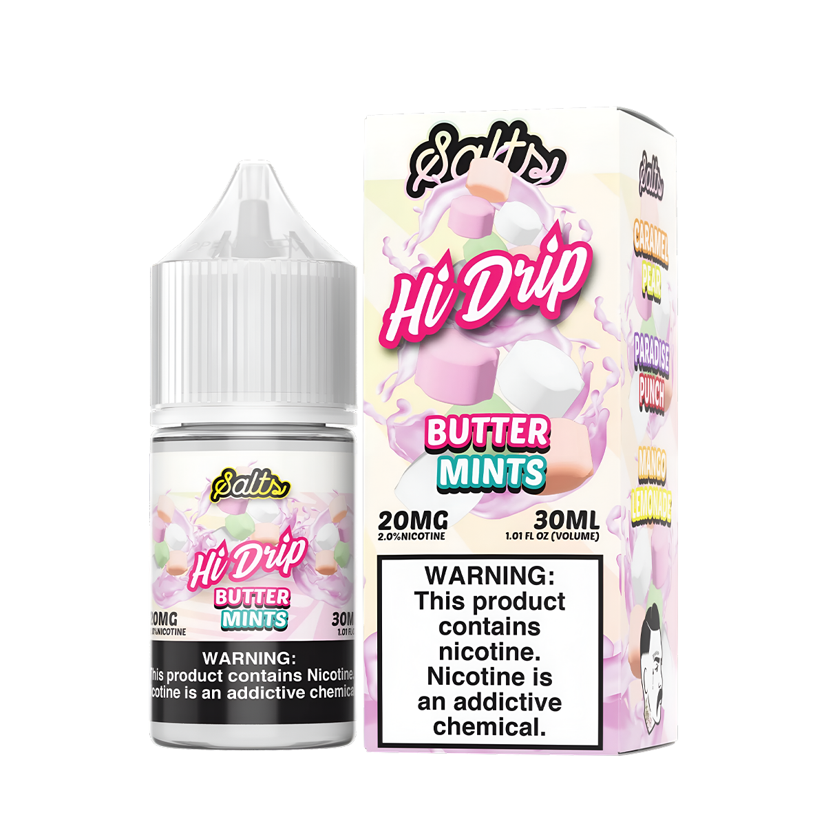 Hi Drip Salt Nic Vape Juice | 20 ~ 50 Mg Nic in 12 Flavors