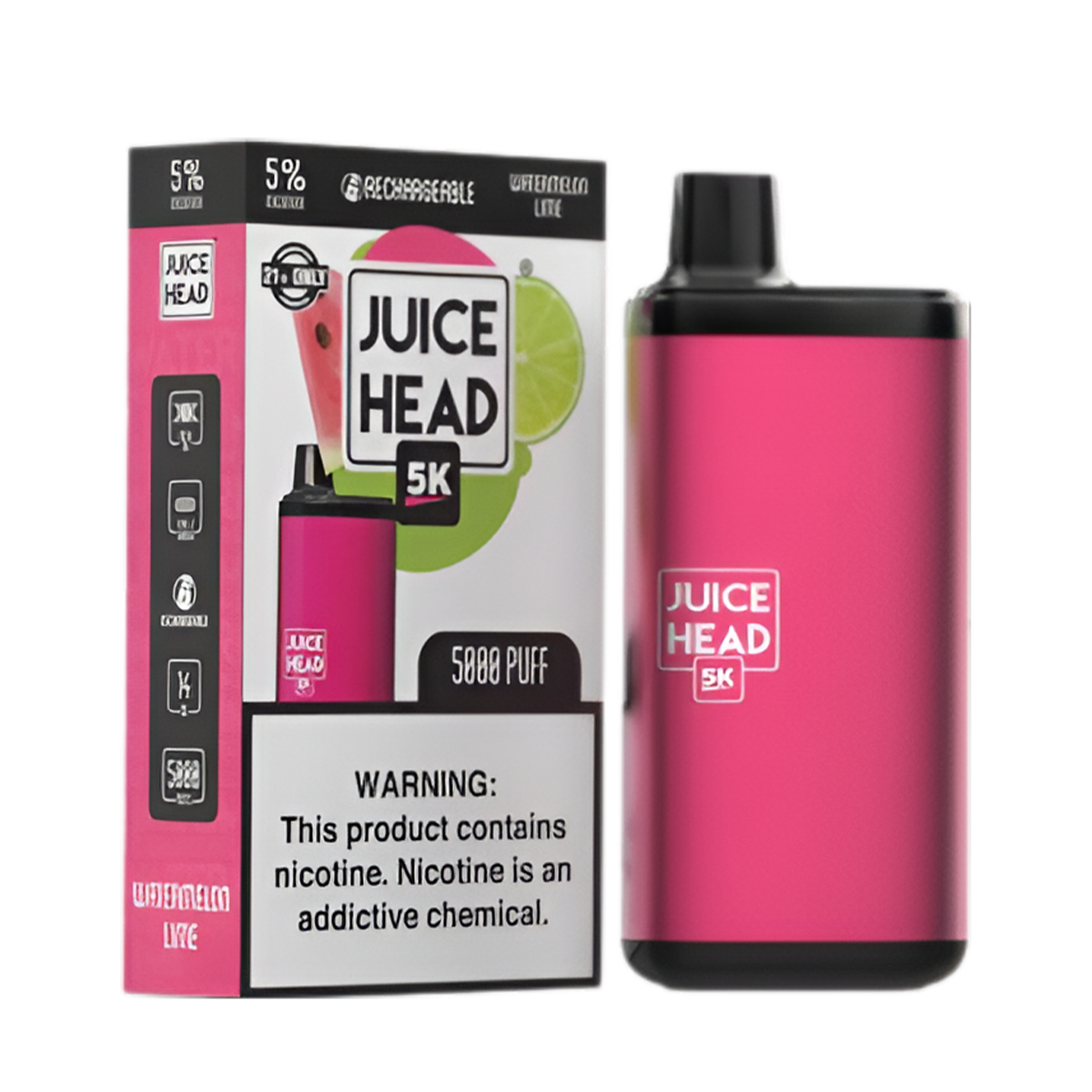 Juice Head 5K Disposable Vape | 5% Nic in 9 Flavors