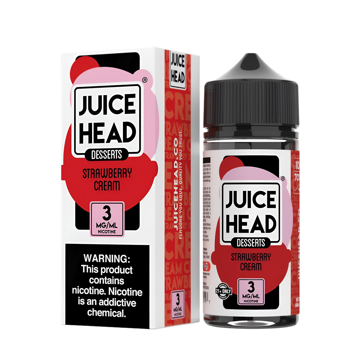 Juice Head Desserts Freebase Vape Juice | 0 ~ 6 Mg Nic in 4 Flavors