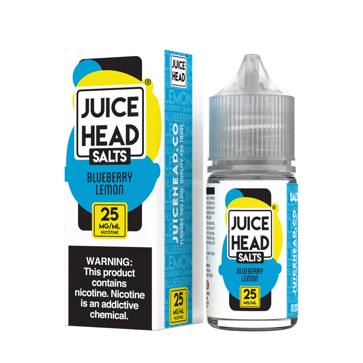 Juice Head Salt Nicotine Vape Juice 25 ~ 50 Mg Nic In 6 Flavors