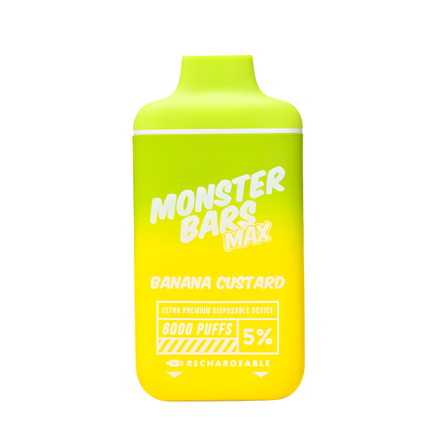 Monster Bars MAX 6000 Disposable Vape | 5% Nic in 10 Flavors