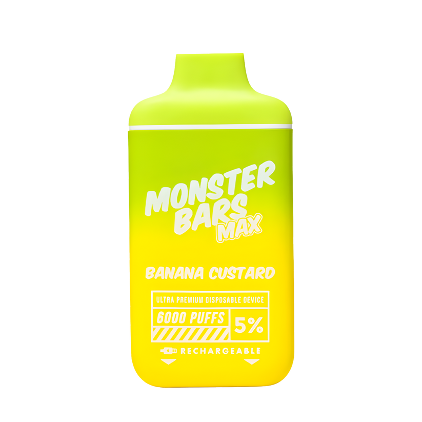 Monster Bars MAX 6000 Disposable Vape | 5% Nic in 10 Flavors
