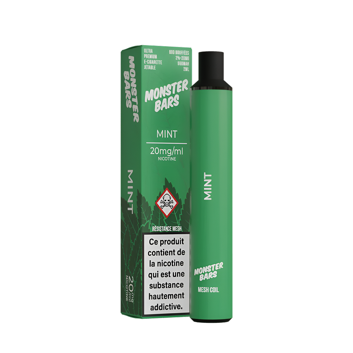 Monster Bars 600 Disposable Vape | 2% Nic in 13 Flavors