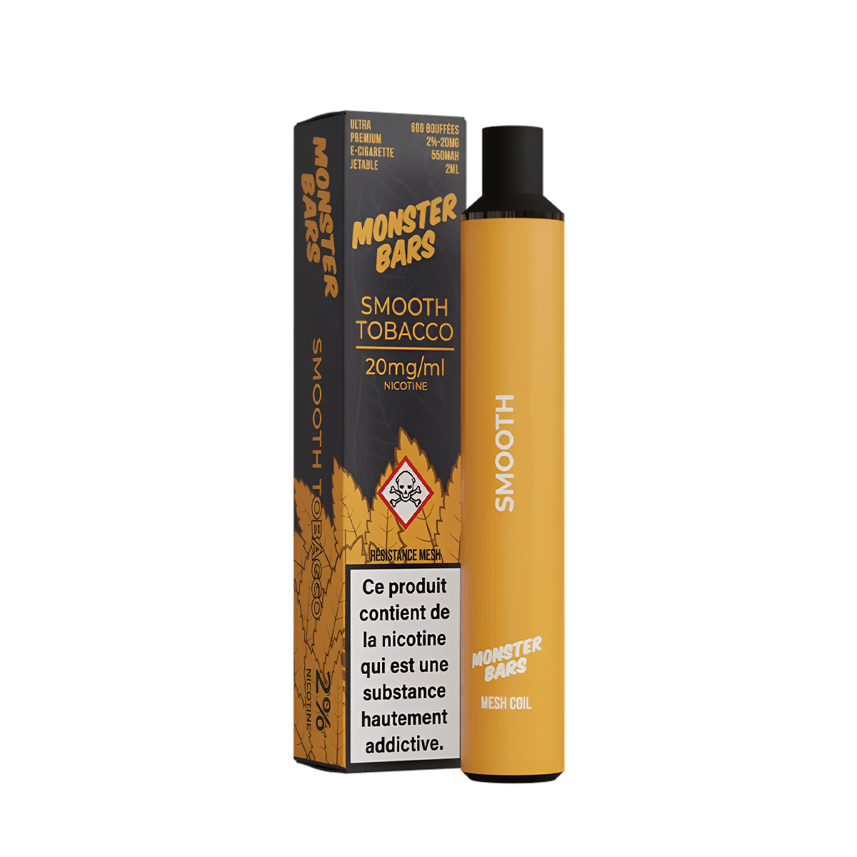 Monster Bars 600 Disposable Vape | 2% Nic in 13 Flavors