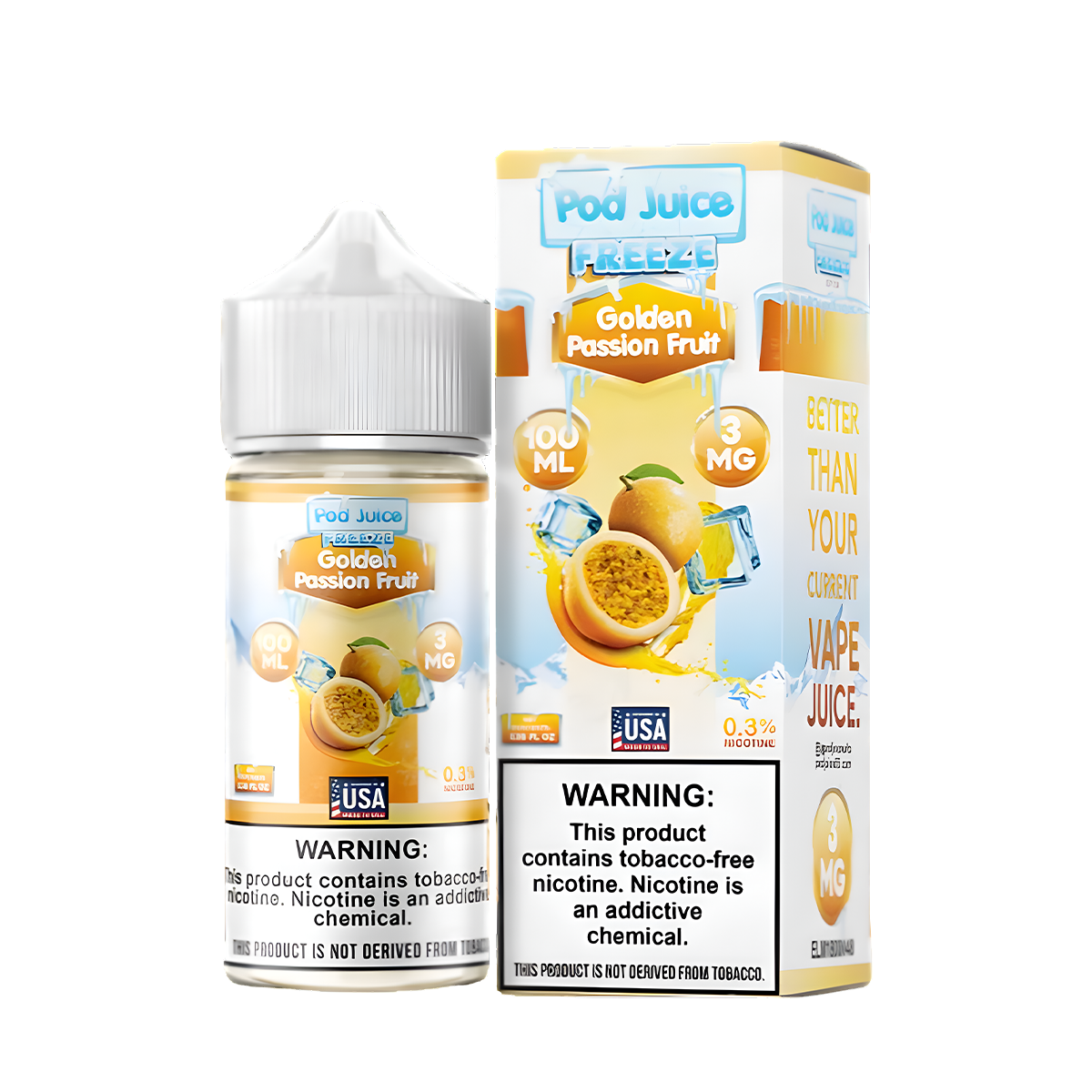 Pod Juice Freeze Freebase Vape Juice