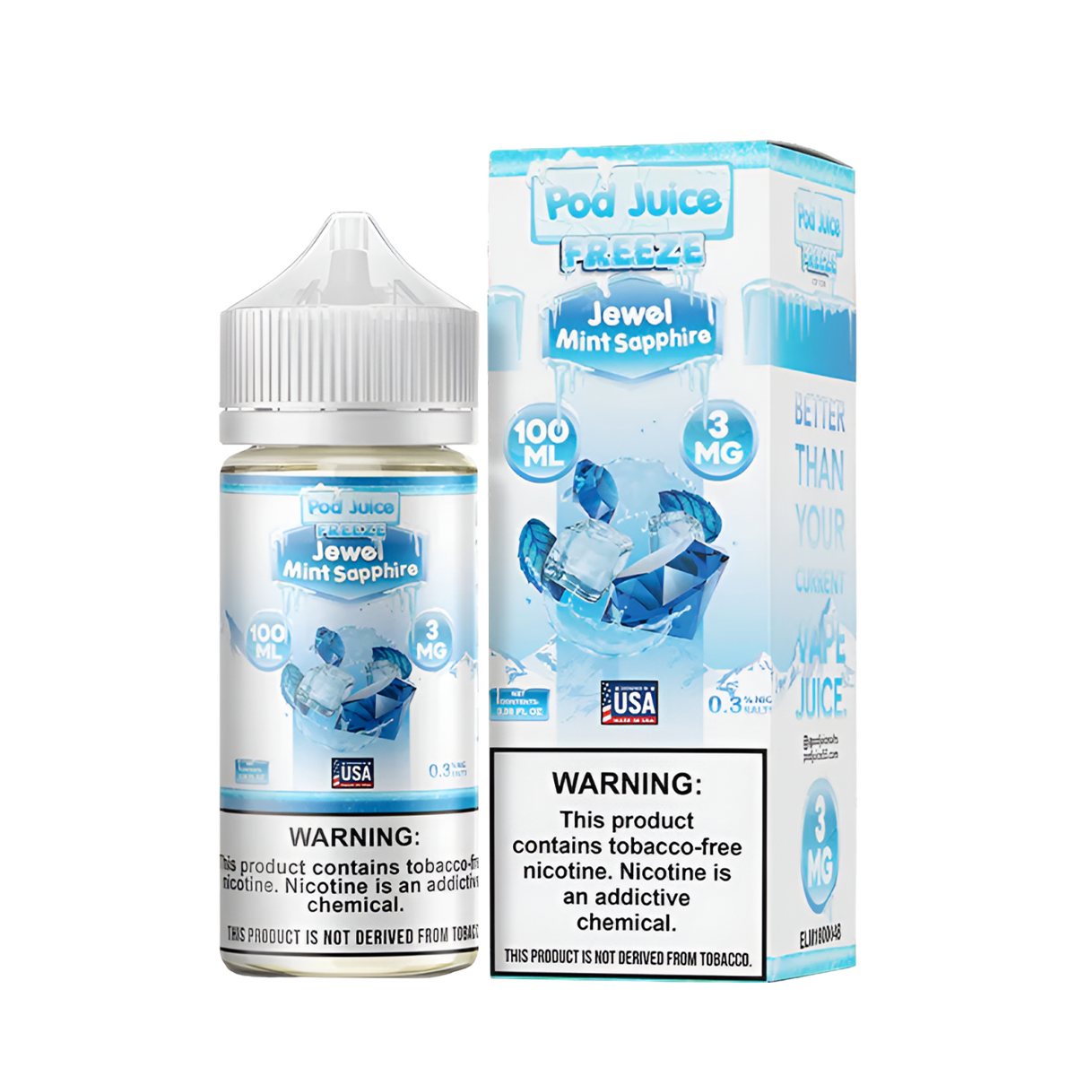 Pod Juice Freeze Freebase Vape Juice