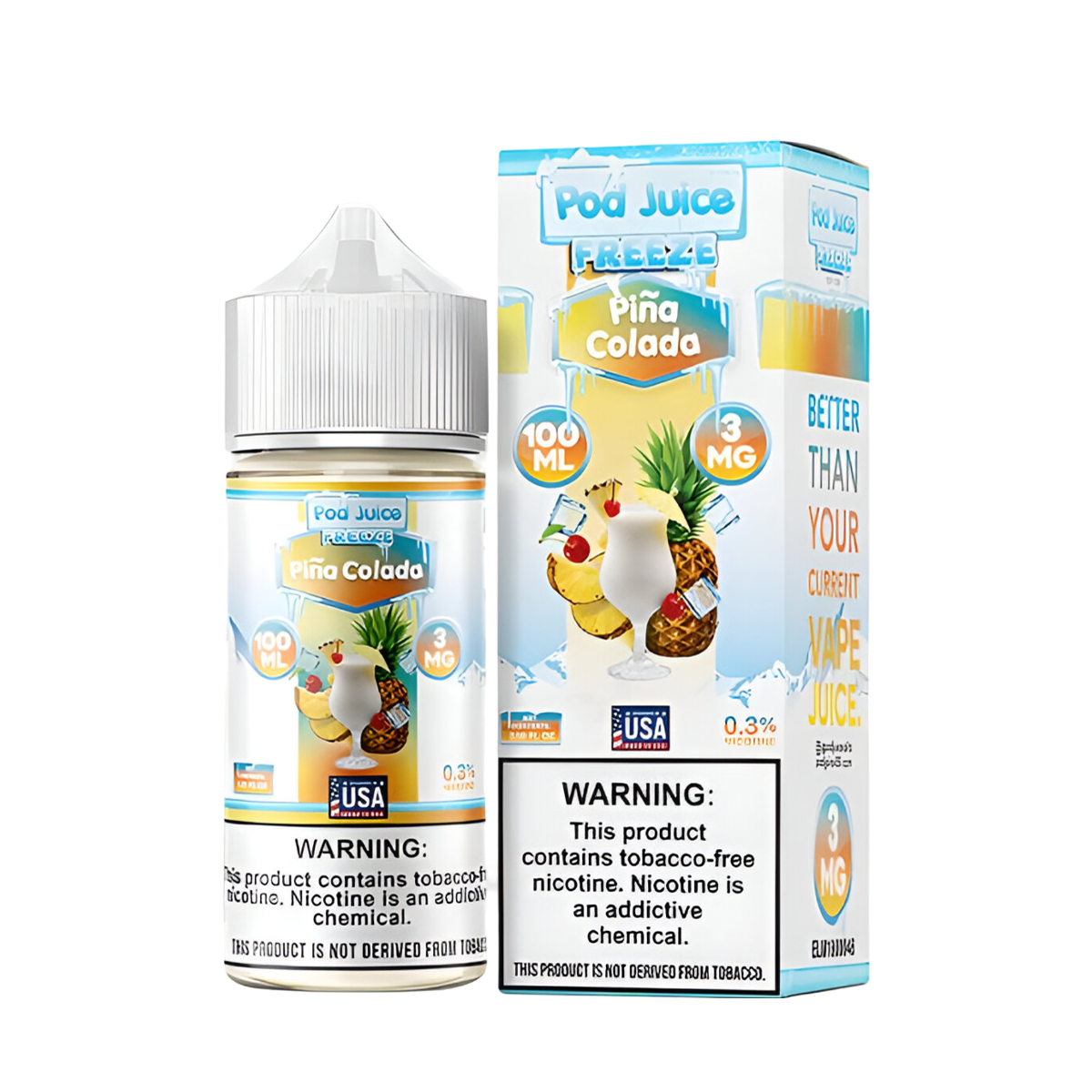 Pod Juice Freeze Freebase Vape Juice