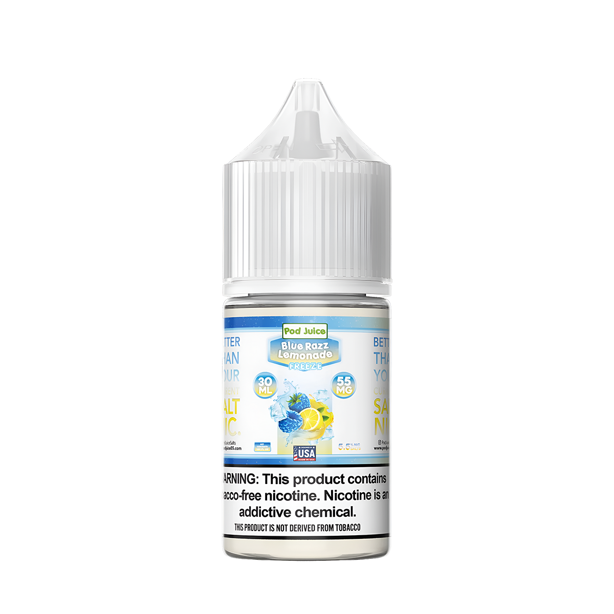 Pod Juice Freeze Salt Nicotine| 35 ~ 55 Mg Nic in 19 Flavors