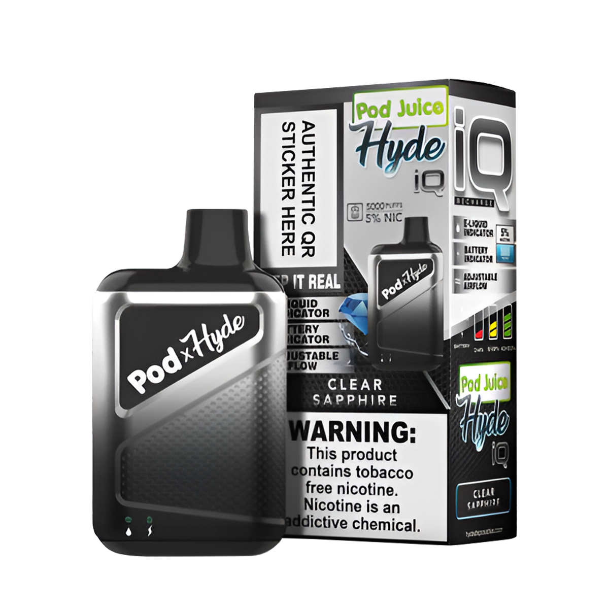 Pod Juice ☓ Hyde IQ Disposable Vape | 5% Nic in 17 Flavors