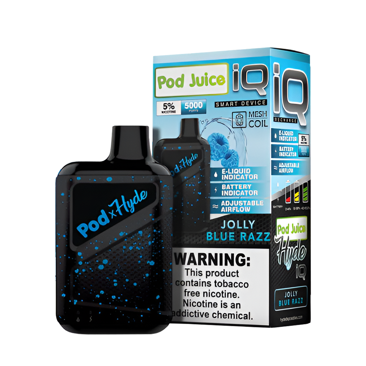Pod Juice ☓ Hyde IQ Disposable Vape | 5% Nic in 17 Flavors