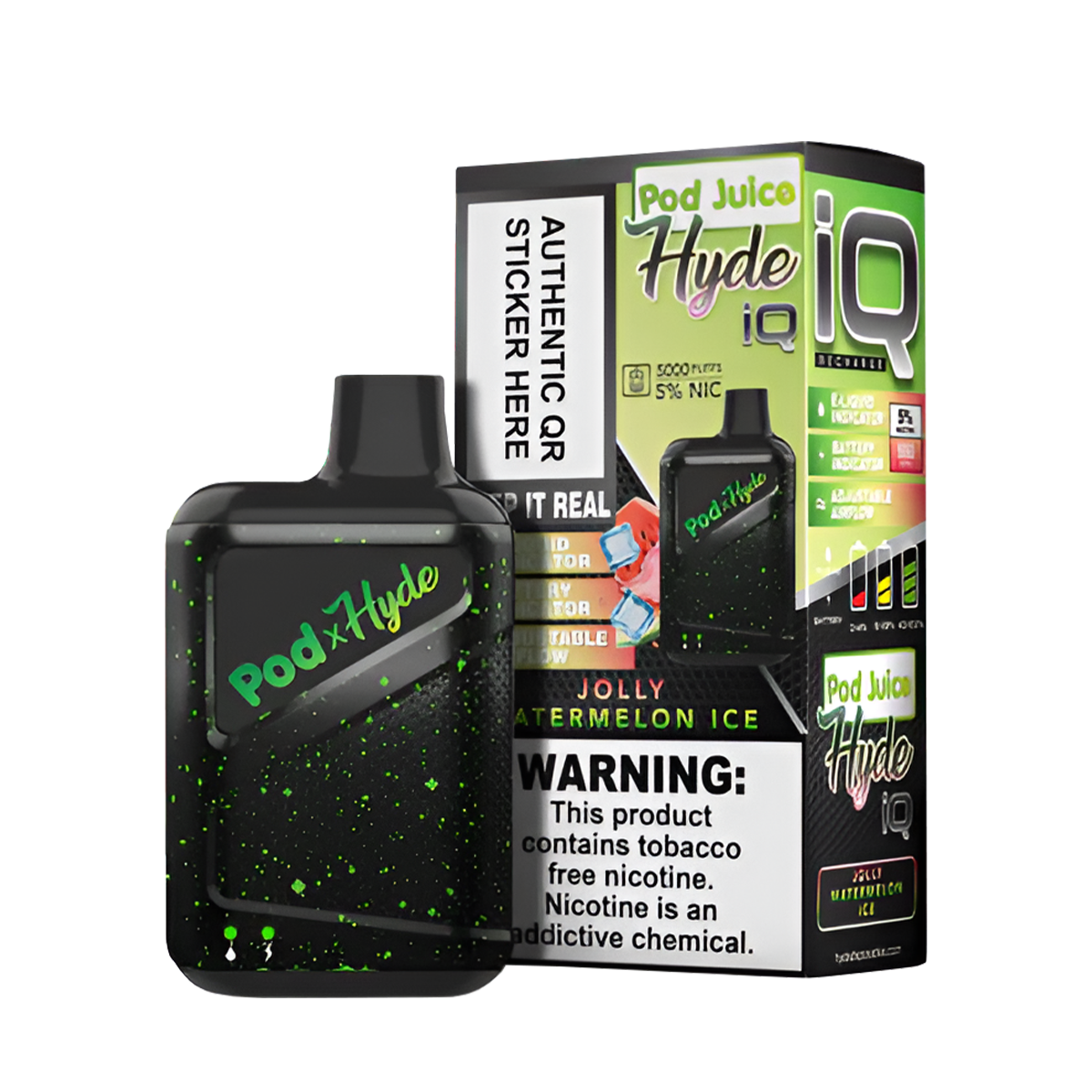 Pod Juice ☓ Hyde IQ Disposable Vape | 5% Nic in 17 Flavors