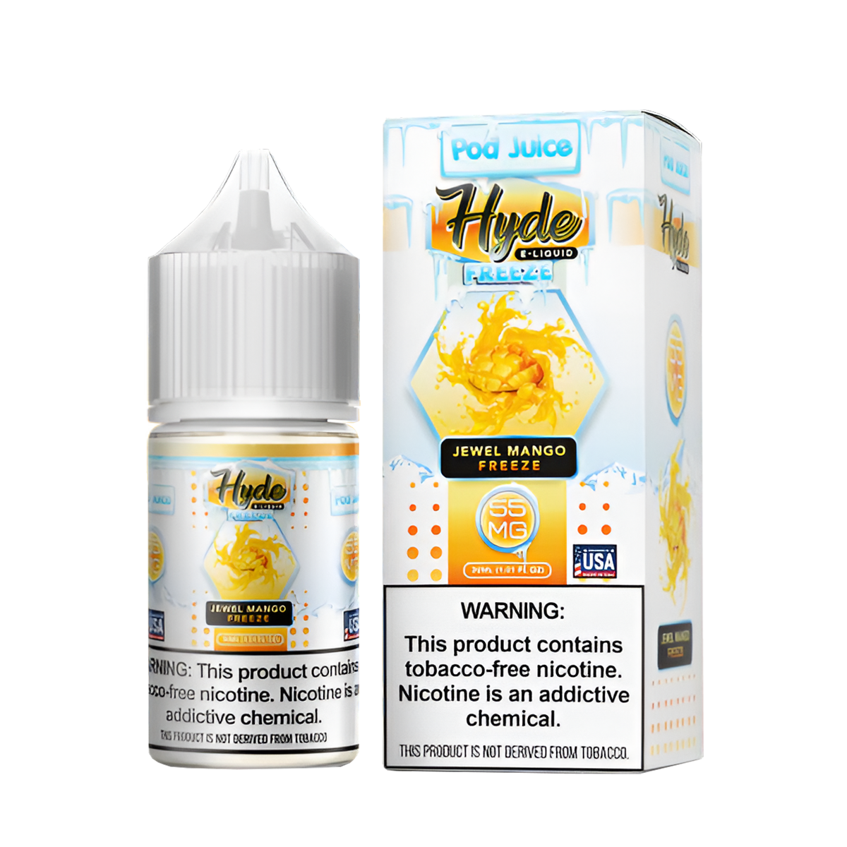 Pod Juice x Hyde Salt Nicotine | 35 ~ 50Mg Nic in 12 Flavors