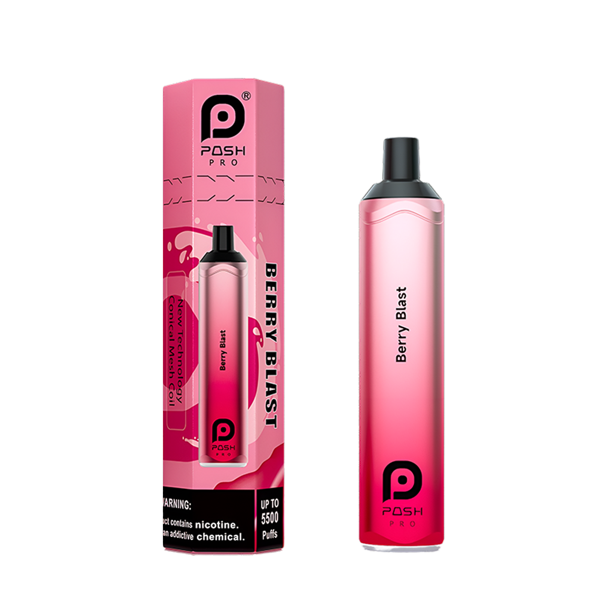 Posh Pro 5500 Disposable Vape | 5% Nicotine in 20 Flavors