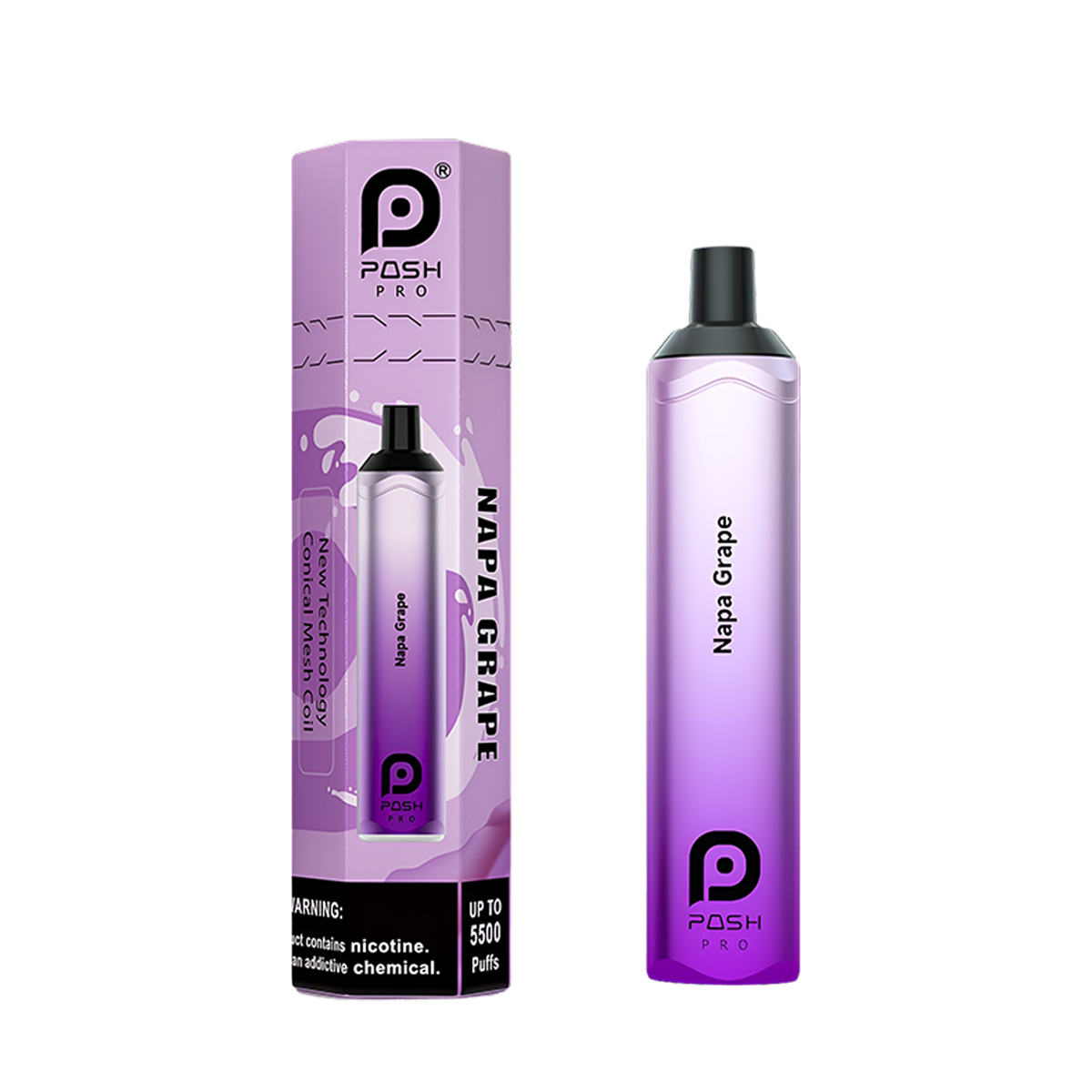 Posh Pro 5500 Disposable Vape | 5% Nicotine in 20 Flavors