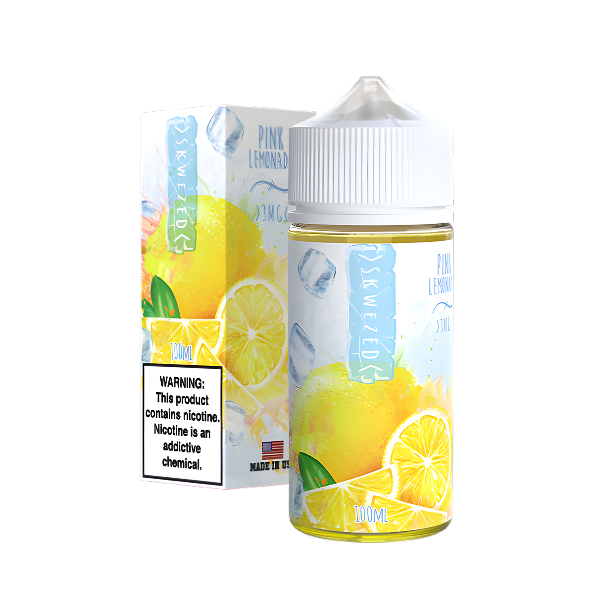 Skwezed Iced freebase Vape juice | 0 ~ 6Mg Nic in 14 Flavors