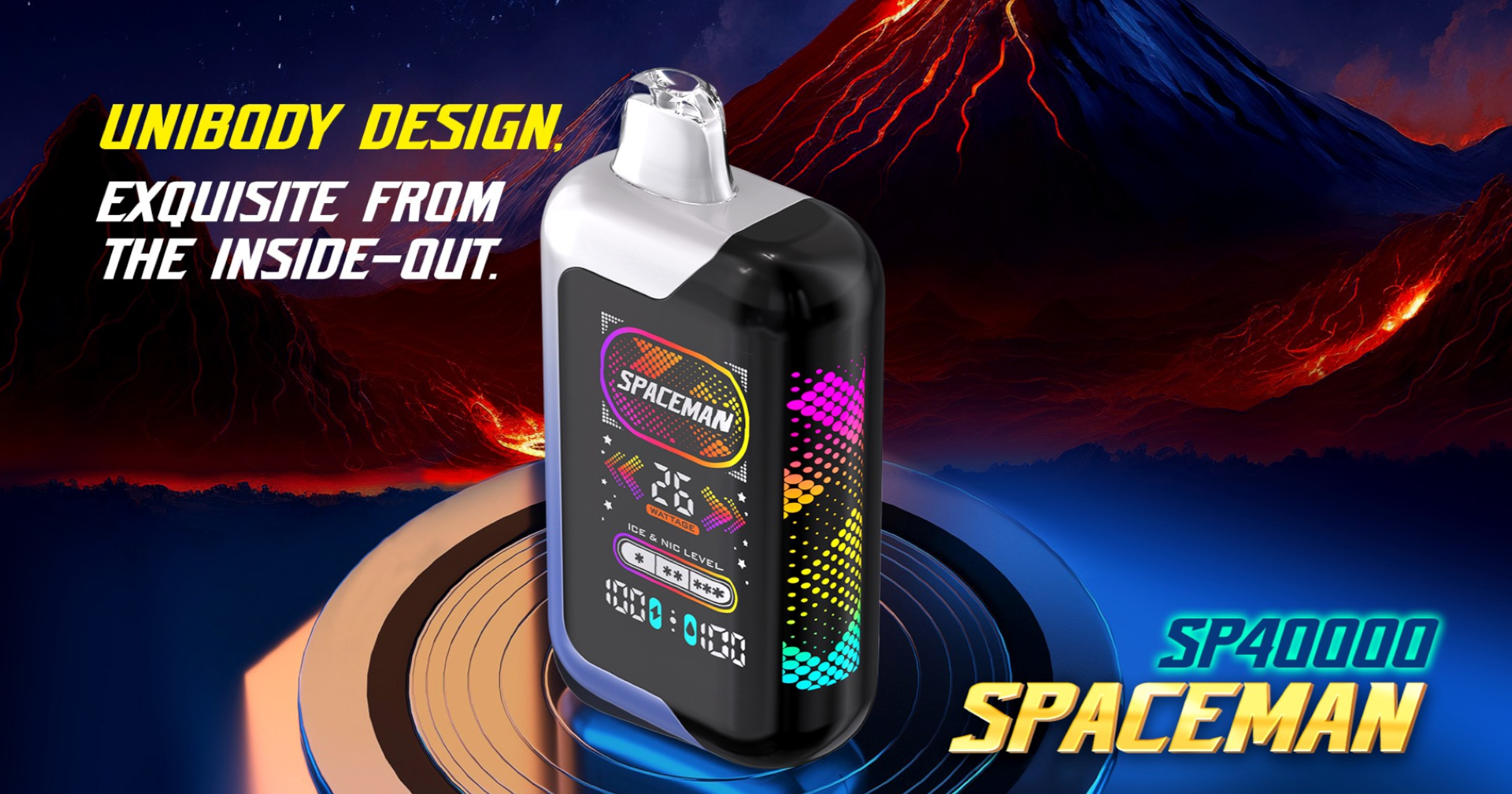 Spaceman SP40000 Disposable Vape | Ice-Nic Level Control