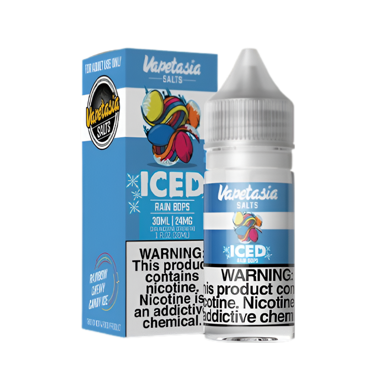 VapeTasia Iced Salt Nicotine | 24 ~ 48 Mg Nic in 8 Flavors