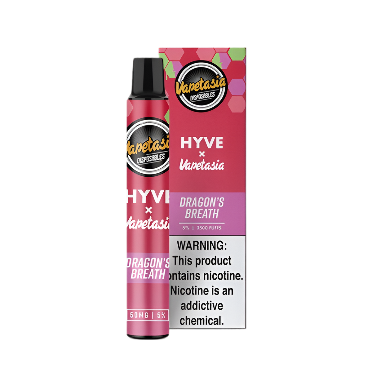 VapeTasia ☓ Hyve 2500 Disposable Vape | 5% Nic in 7 Flavors