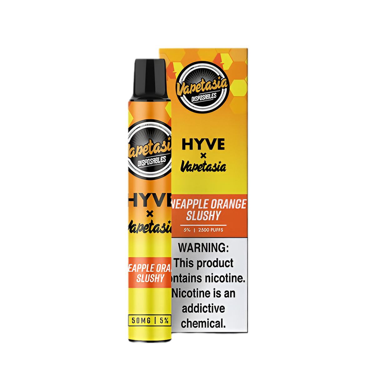 VapeTasia ☓ Hyve 2500 Disposable Vape | 5% Nic in 7 Flavors