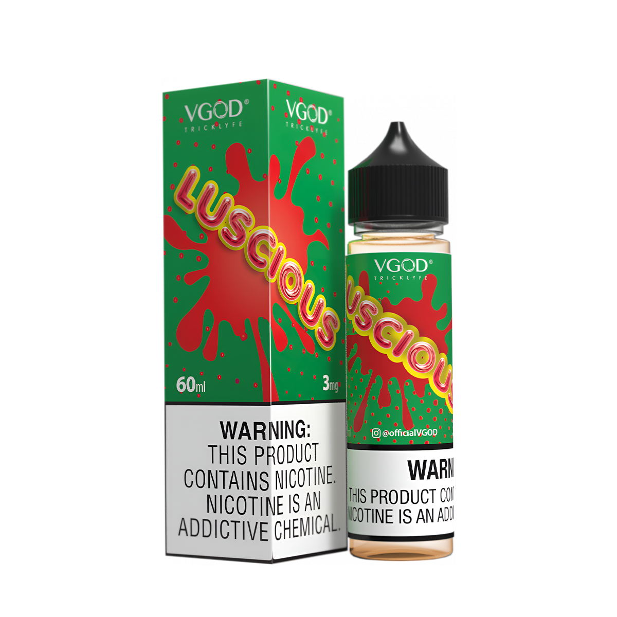 VGOD Lush Line Freebase Juice | 0 ~ 6 Mg Nic in 3 Flavors