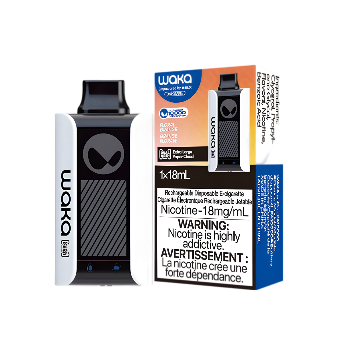 WAKA SoPro PA10000 Disposable Vape | 3, 5% Nic in 14 Flavors