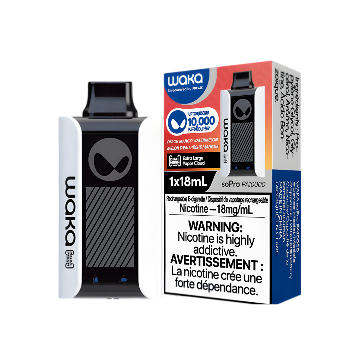 WAKA SoPro PA10000 Disposable Vape | 3, 5% Nic in 14 Flavors
