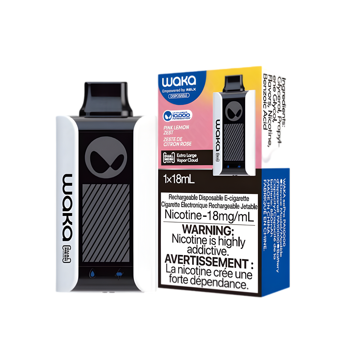 WAKA SoPro PA10000 Disposable Vape | 3, 5% Nic in 14 Flavors