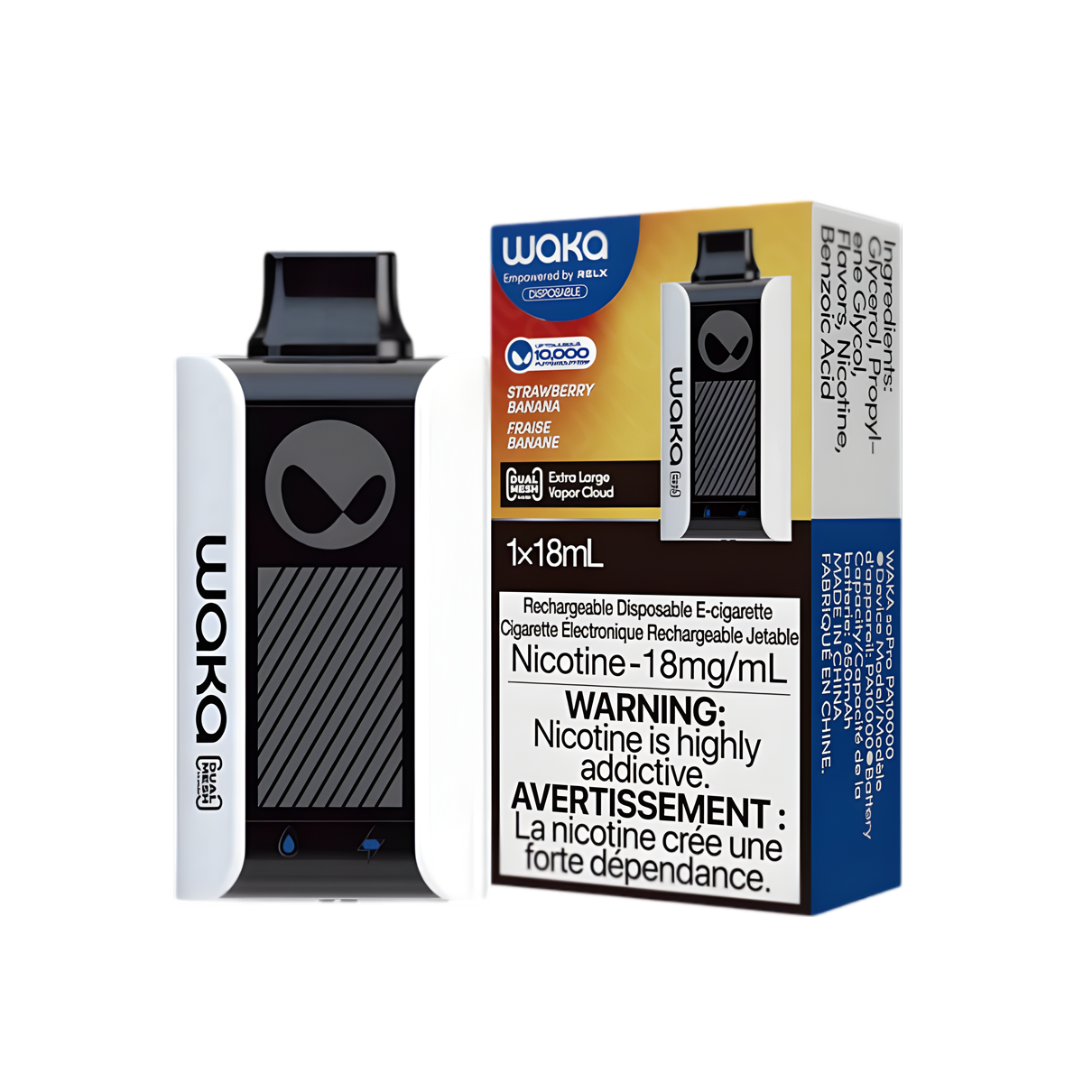 WAKA SoPro PA10000 Disposable Vape | 3, 5% Nic in 14 Flavors