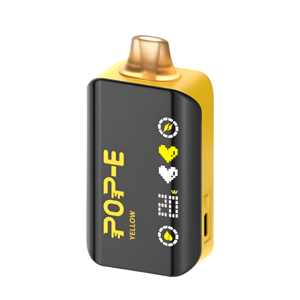 Pop-E 24K Disposable Vape| 2.1" LED Screen, Adjustable Power