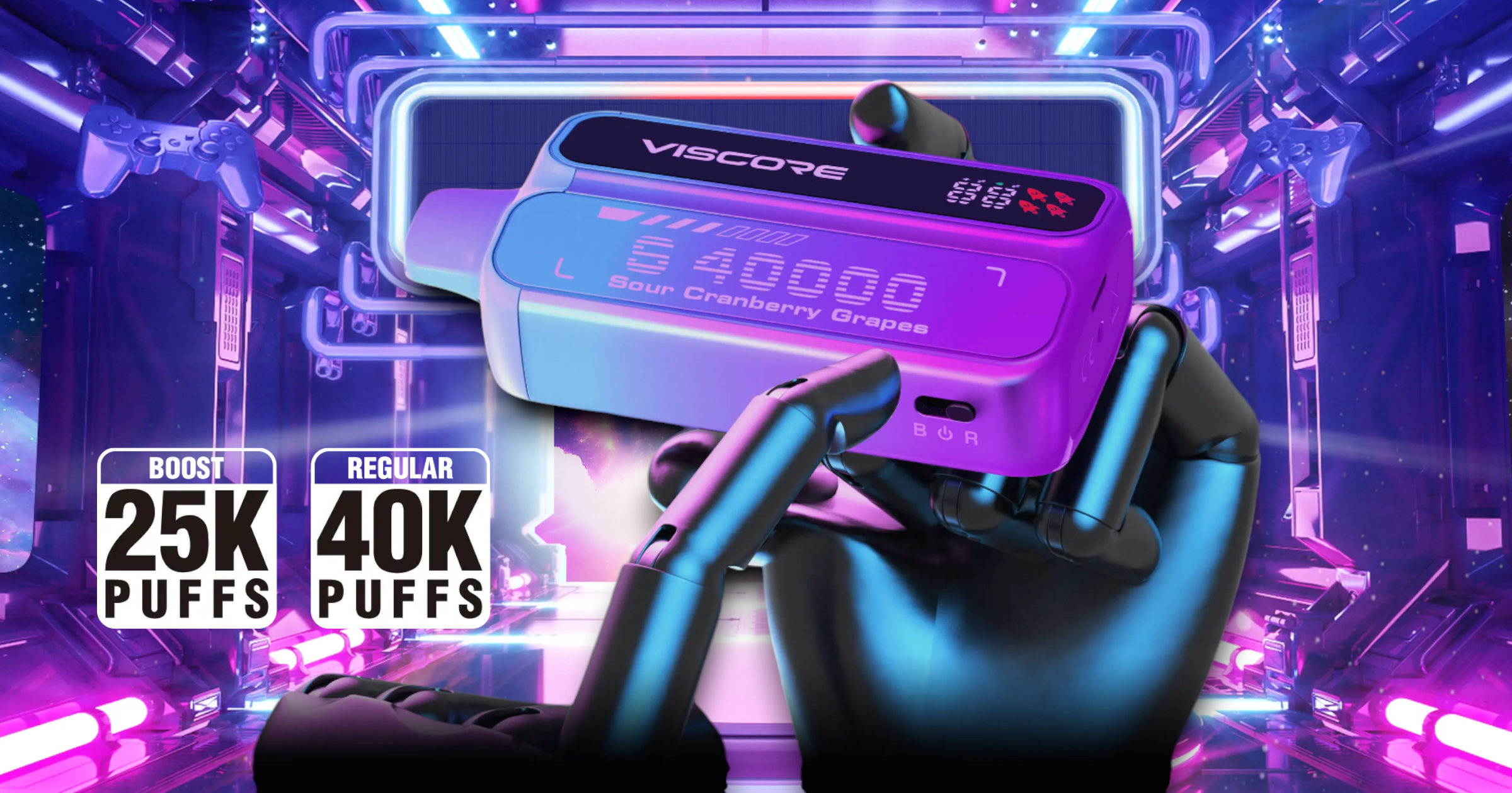 Uwell Viscore S40000 Disposable Vape | Quadruple Coils